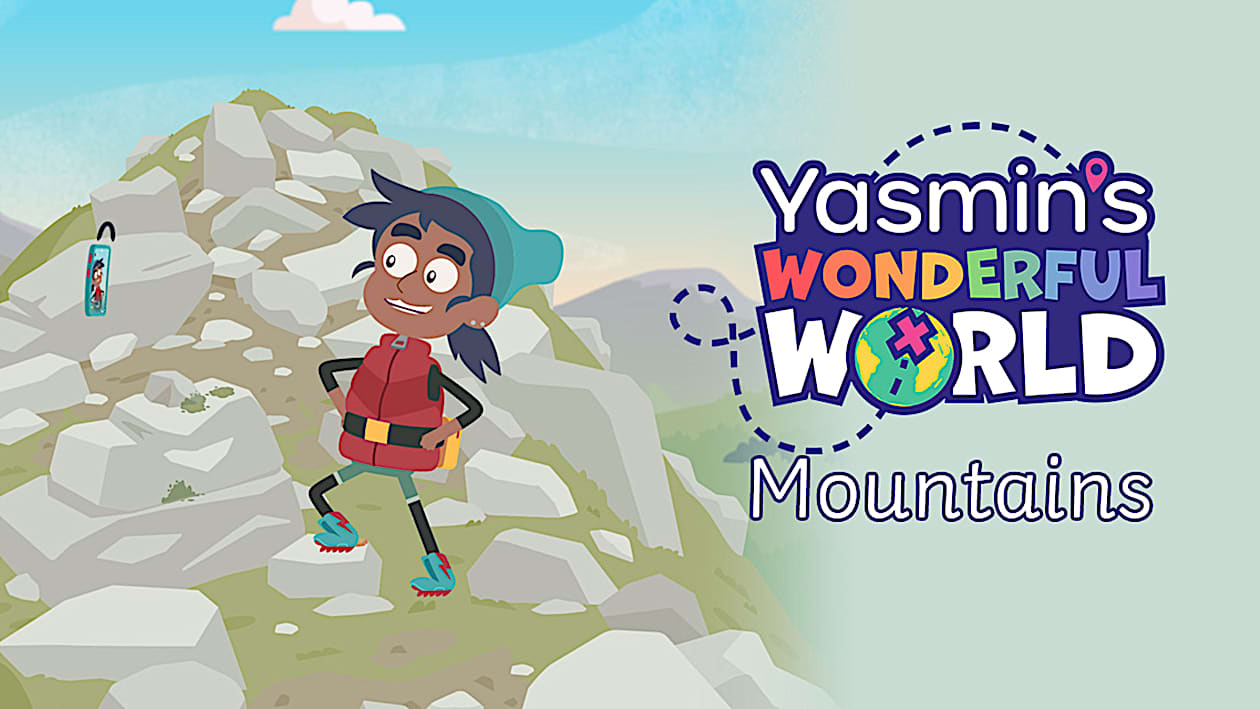 Mountains with Yasmin's Wonderful World Animation