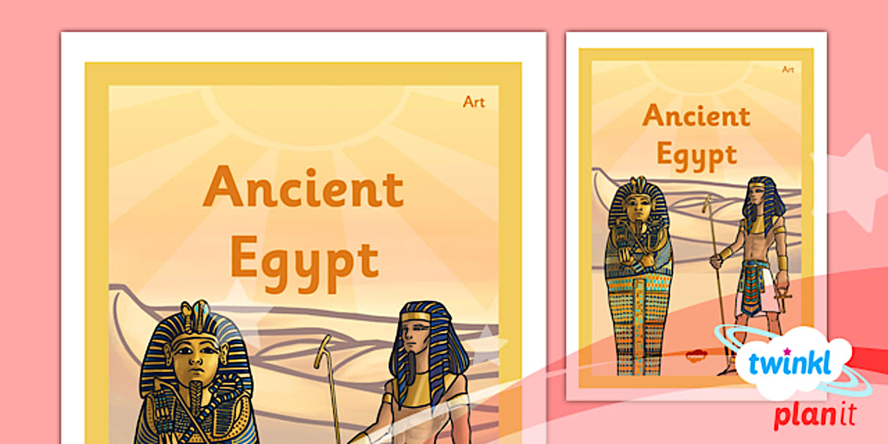 Editable Art: Ancient Egypt UKS2 Unit Book Cover - Twinkl