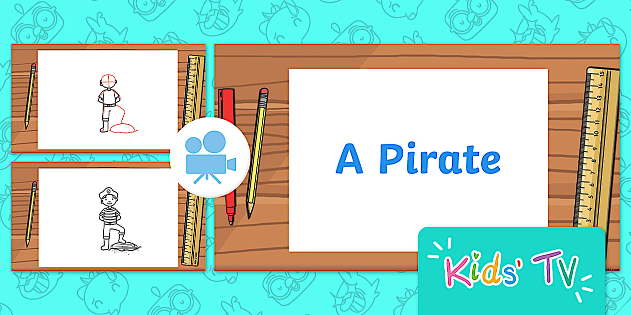 How to Draw a Pirate | Twinkl Kid's TV (teacher made)