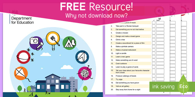 FREE! - DfE My Activity Passport (teacher made) - Twinkl