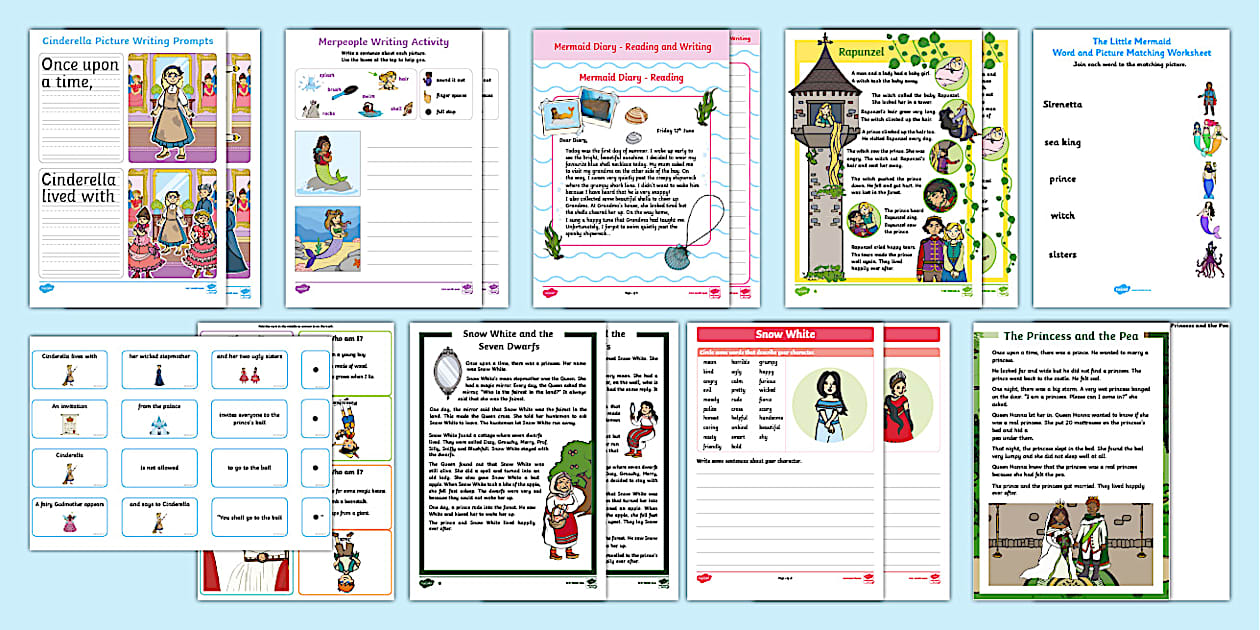Princess ESL Reading and Writing Pack - Twinkl ESL - Twinkl