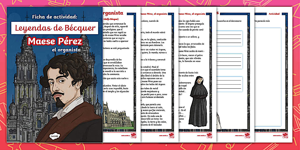 Ficha de actividad: Leyendas de Bécquer - Maese Pérez