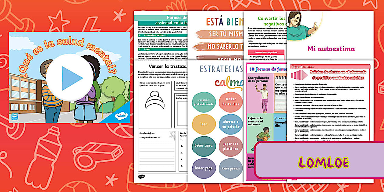 Pack LOMLOE: Salud mental (teacher made) - Twinkl