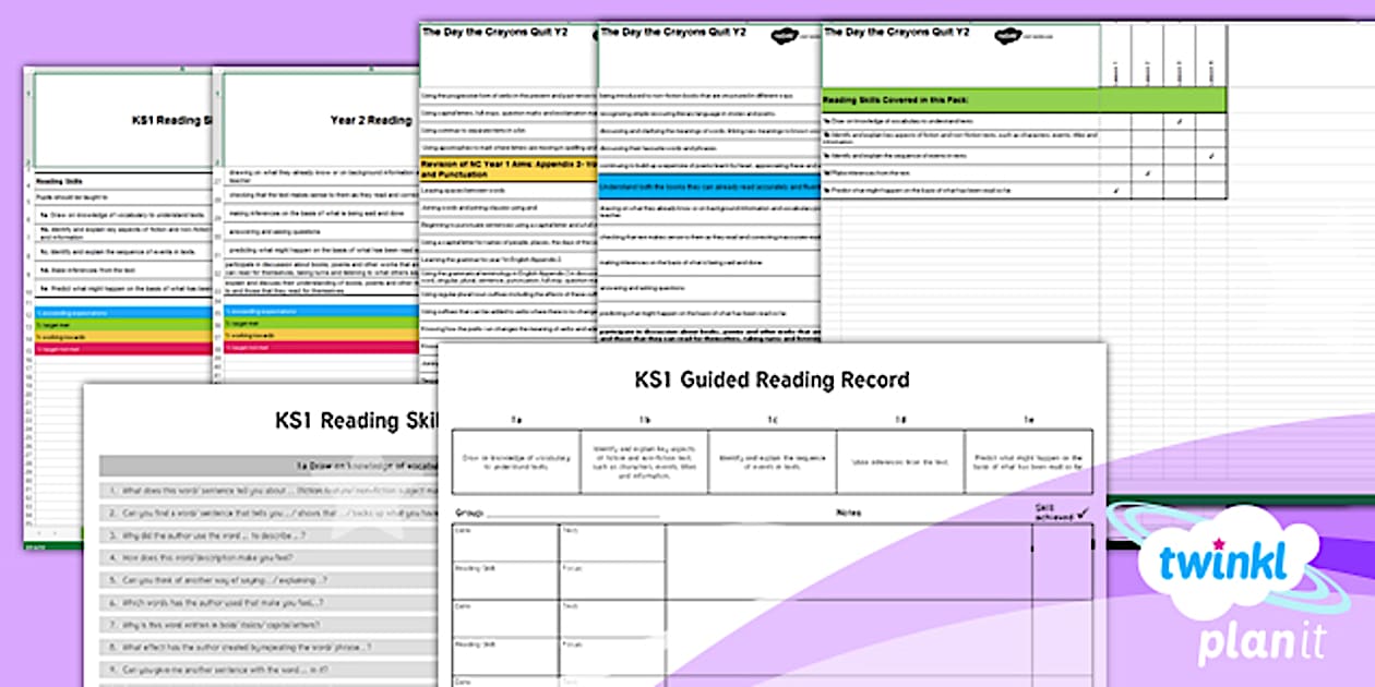 The Day the Crayons Quit Y2 Assessment Pack To Support Teaching on 'The Day