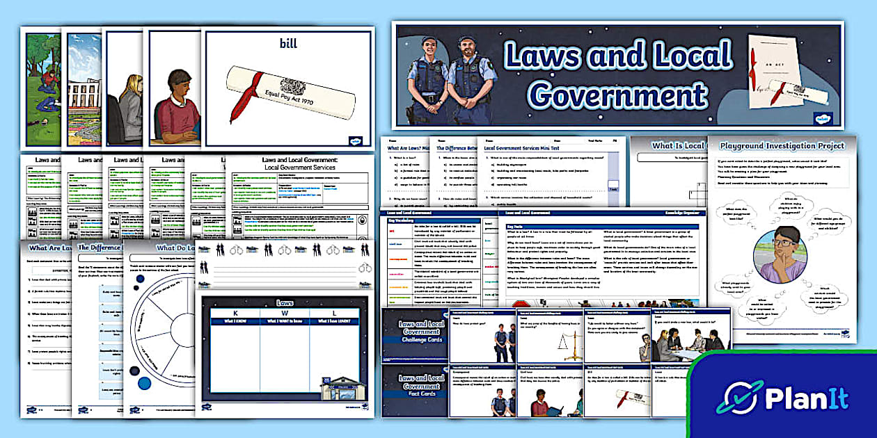 Year 4 HASS Laws and Local Government Unit Pack - Twinkl