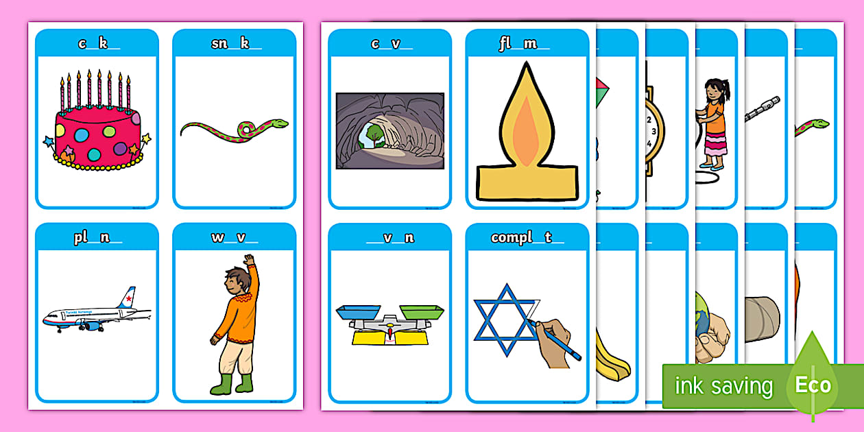 Phase 5 Split Digraph a-e, e-e, i-e, o-e, u-e Matching Peg Activity