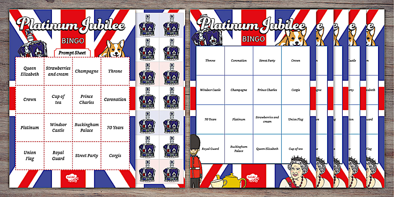 Platinum Jubilee Bingo | Twinkl Party (teacher made)