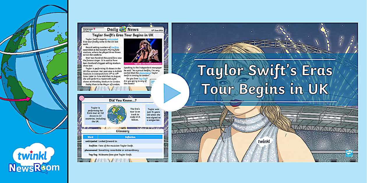 Taylor Swift’s Eras Tour Begins | Twinkl Resources
