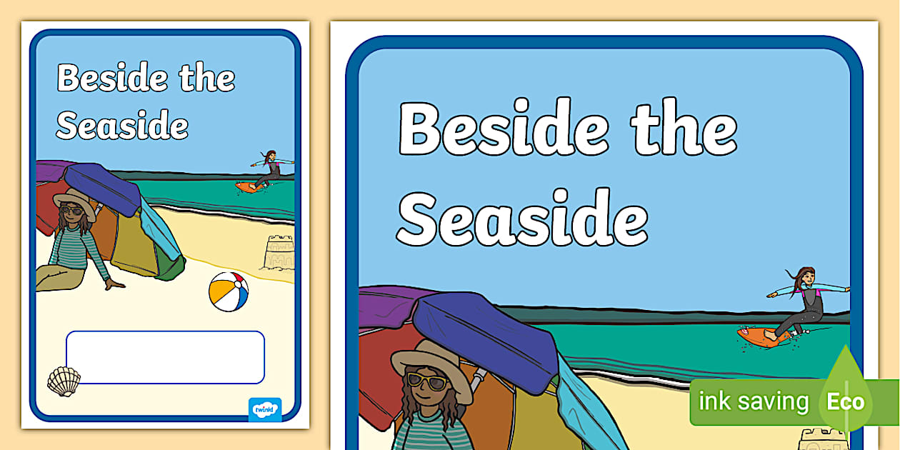 Beside the Seaside Book Cover (teacher made) - Twinkl
