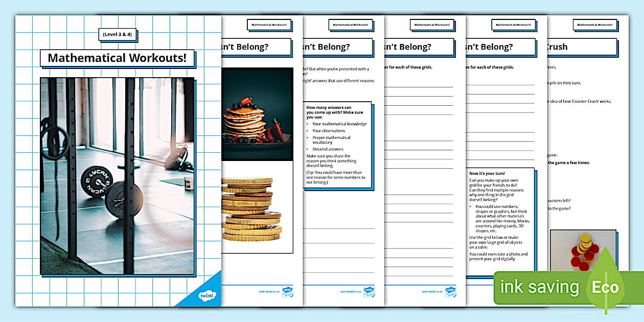 New Zealand Maths Week: Rich Tasks Booklet (teacher made)