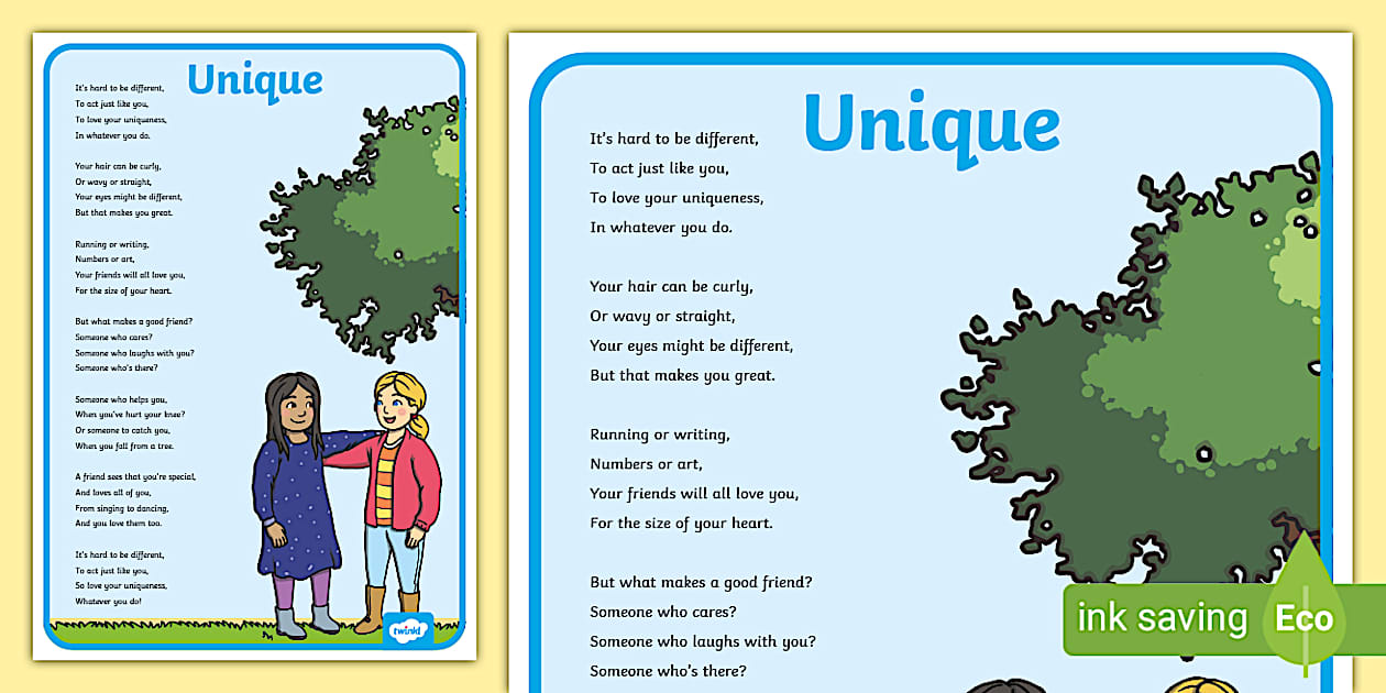 Anti-Bullying Poem | Primary Resources | Twinkl Life