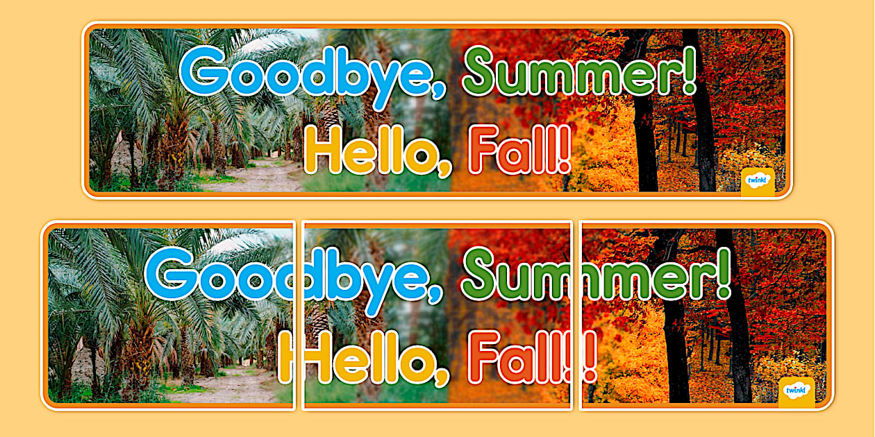 Summer Break is Over | Start of the School Year | Twinkl USA