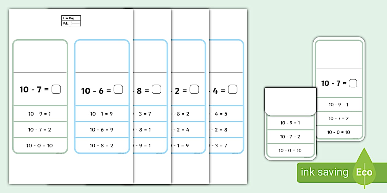 👉 Prove It! Subtraction to 10 Maths Activity - Twinkl