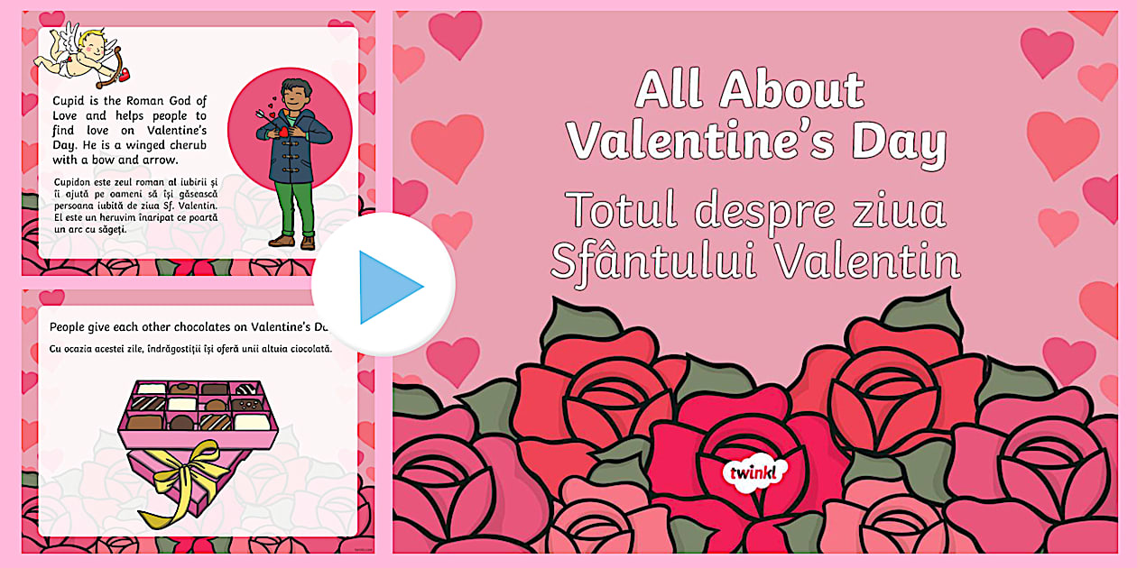 All About Valentine's Day PowerPoint English/Romanian - All About ...