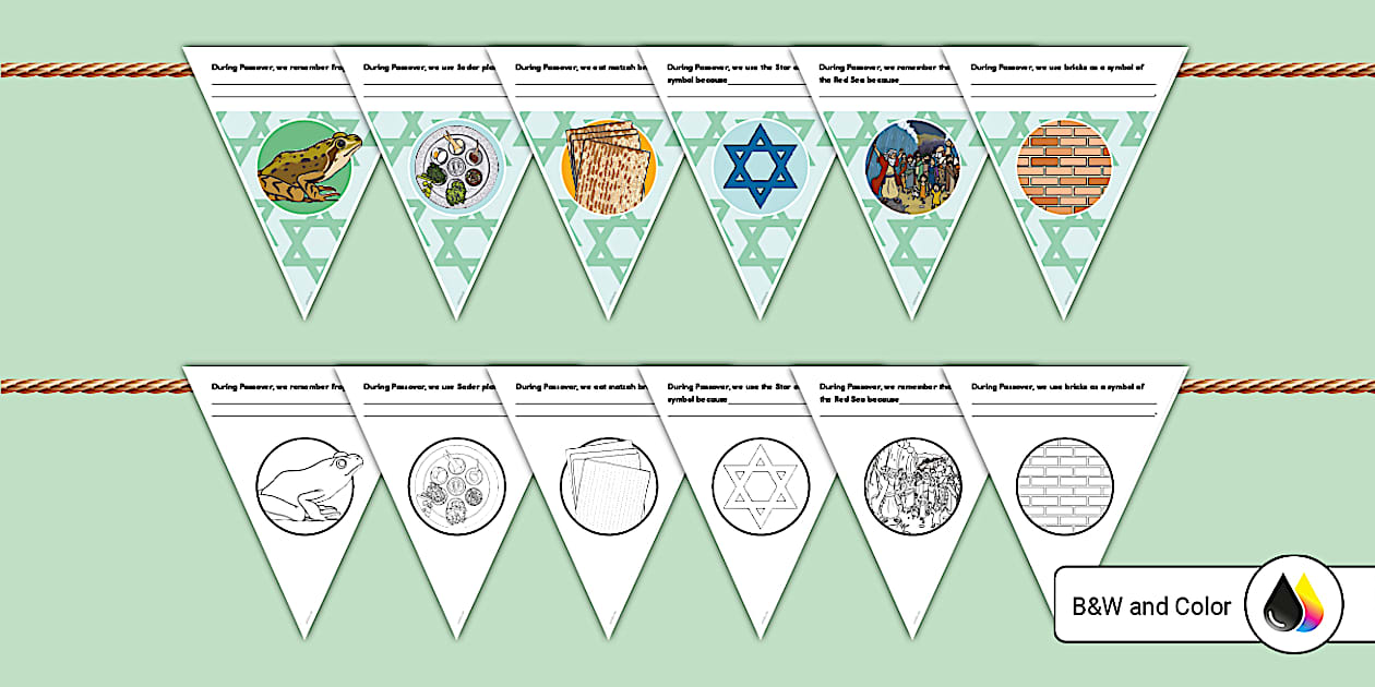 Passover Decorations and Bunting Activity | Twinkl USA
