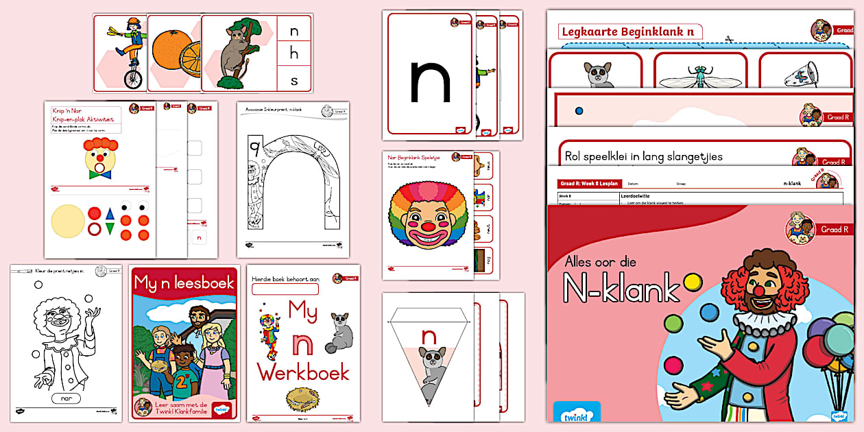 Graad R Klanke Hulpbronpakket n (Teacher-Made) - Twinkl