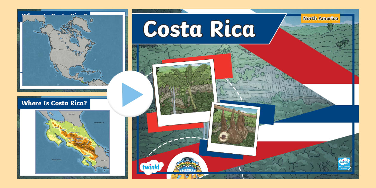Costa Rica PowerPoint - Geography - KS2 (Teacher-Made)