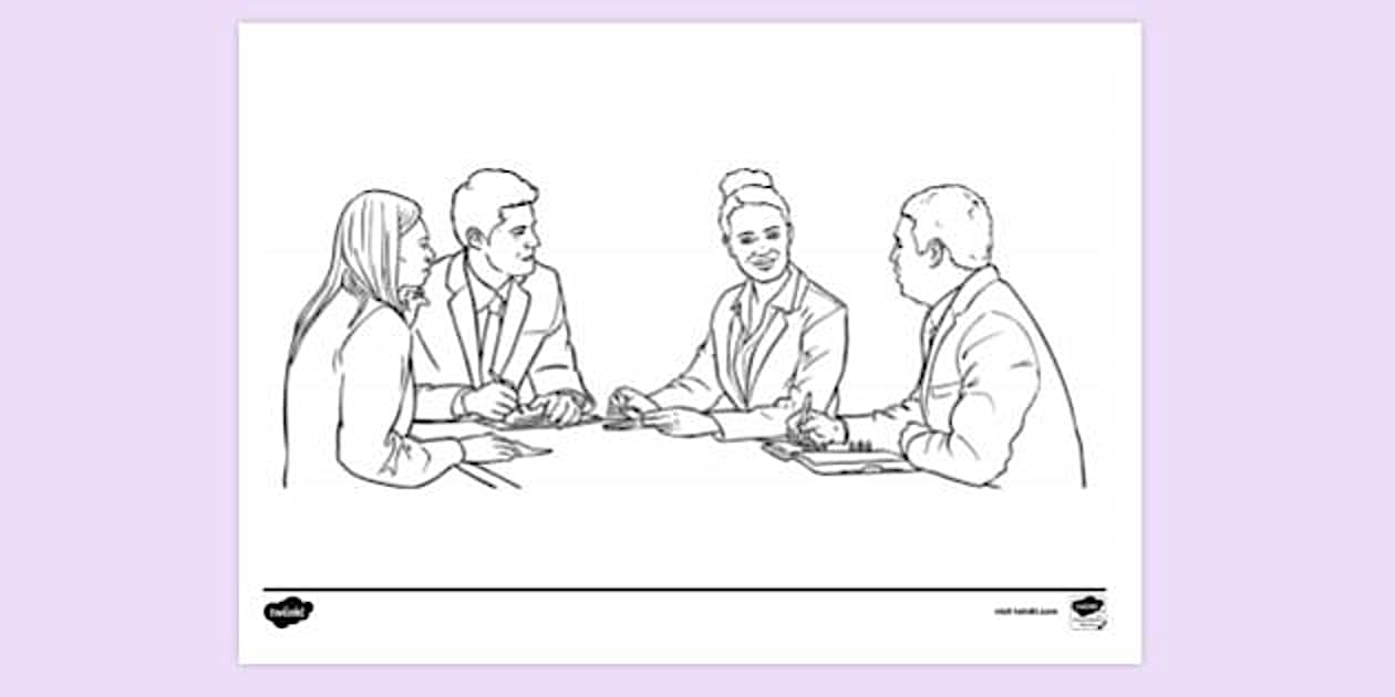 School Governor Colouring Sheet | Twinkl Resources - Twinkl