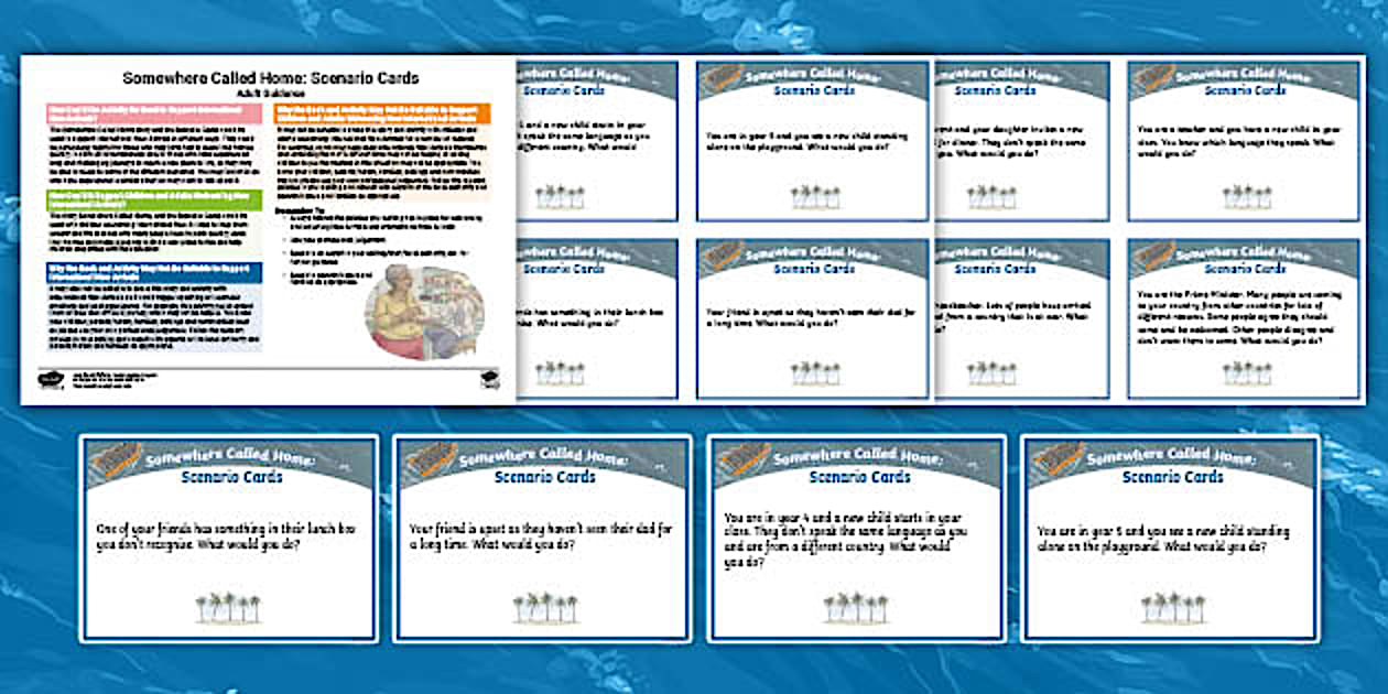'Somewhere Called Home' Scenario Cards | Twinkl Originals