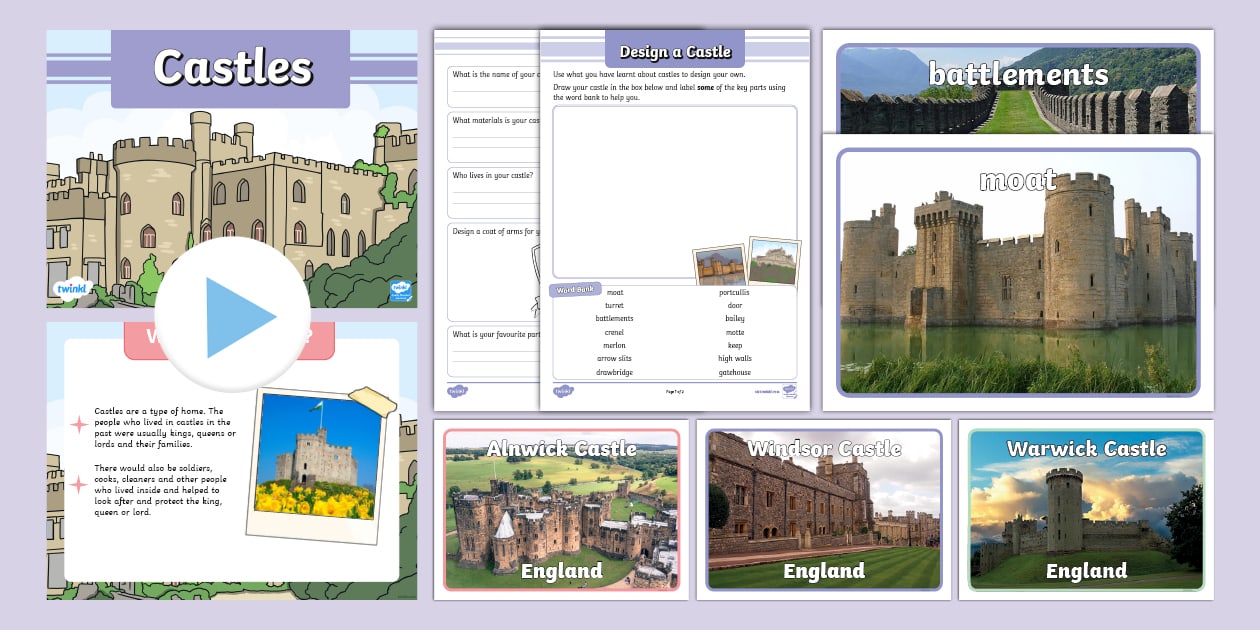 Castles Resource Pack - Twinkl - KS1 (teacher made) - Twinkl