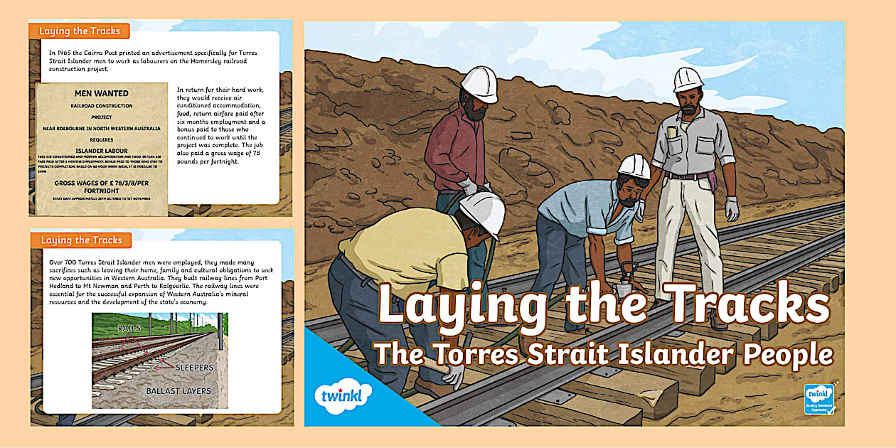 Laying the Tracks, The Torres Strait Islanders - Twinkl