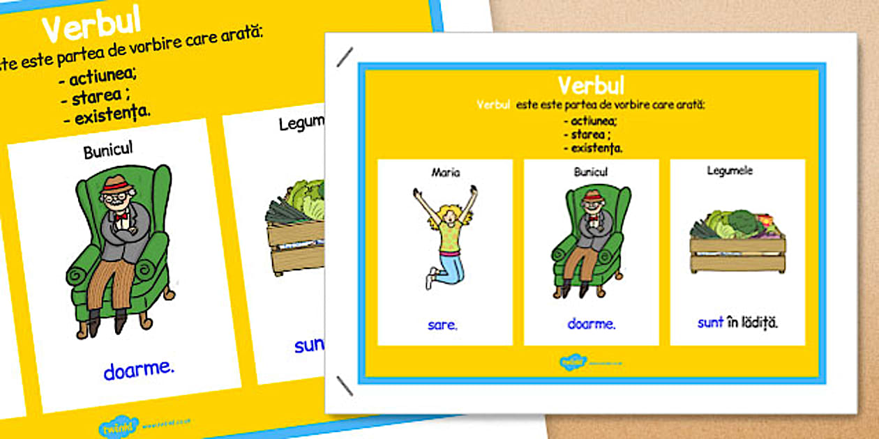 Verbul - Planșă (صُمم من قبل مُختصّين)
