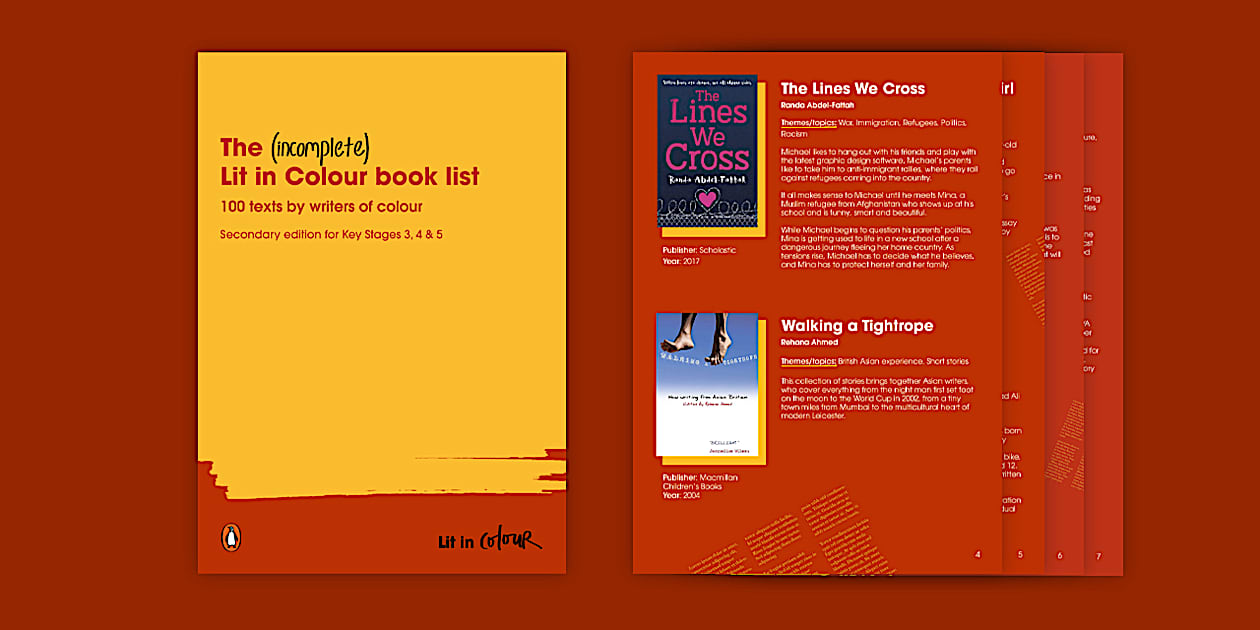 Lit in Colour KS3/4/5 Book List | Beyond English - Twinkl