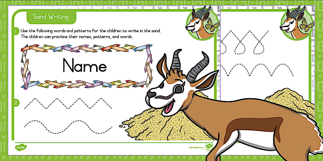 Grade R: Sand Writing- Words (teacher made) - Twinkl