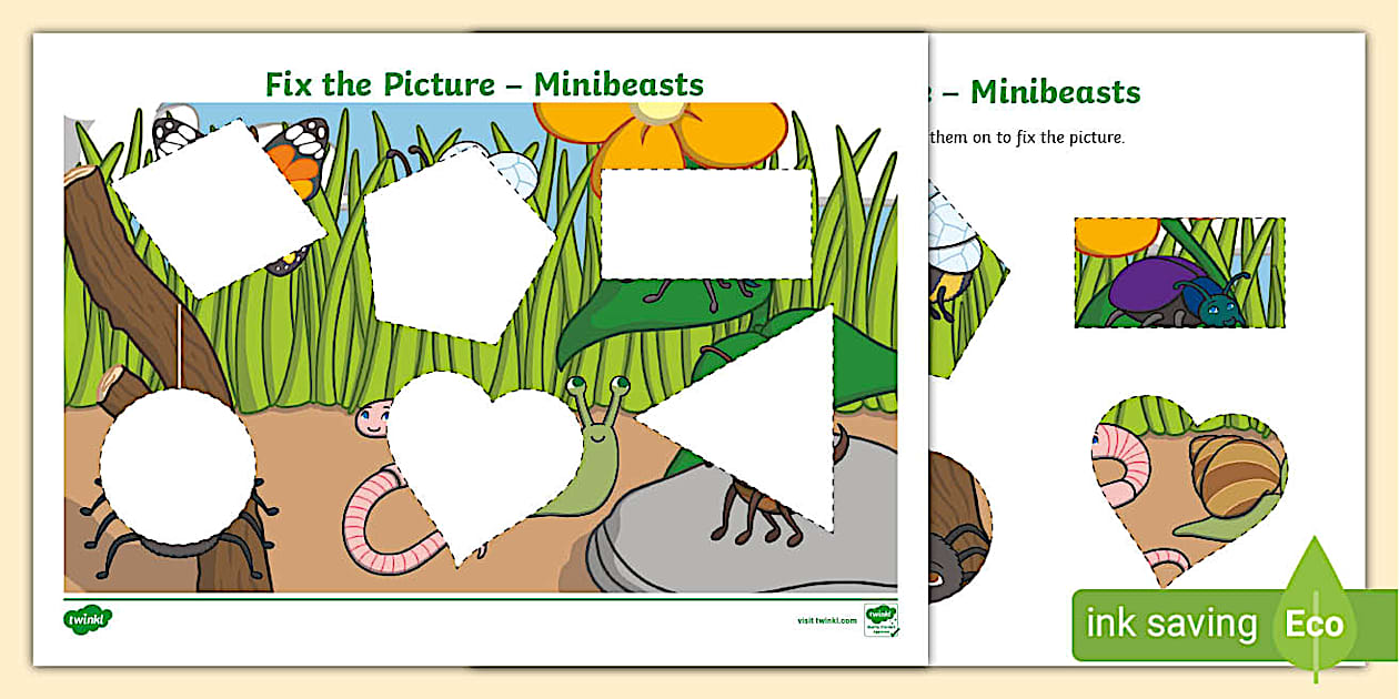 Minibeast Cutting Skills Activity | Parents Resource