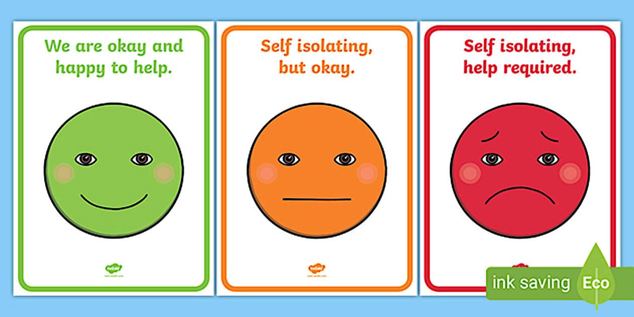 Social Distancing Traffic Lights Display Posters - Twinkl