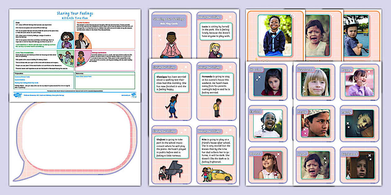 Sharing Your Feelings Circle Time KS1 (professor feito)