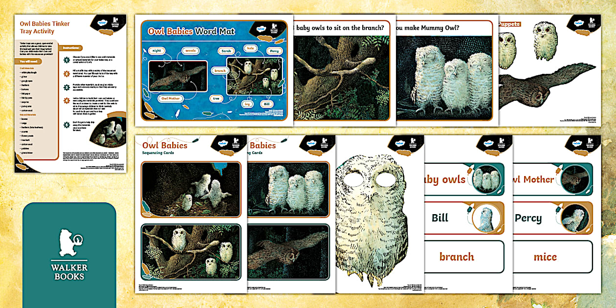 FREE! - Owl Babies Story Sack Resource Pack (Teacher-Made)