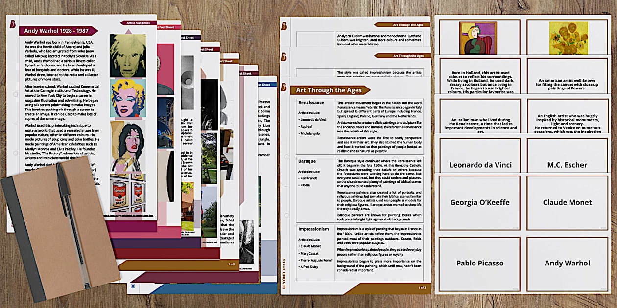 Beyond Cymru: Great Artists Through Time Lesson Pack