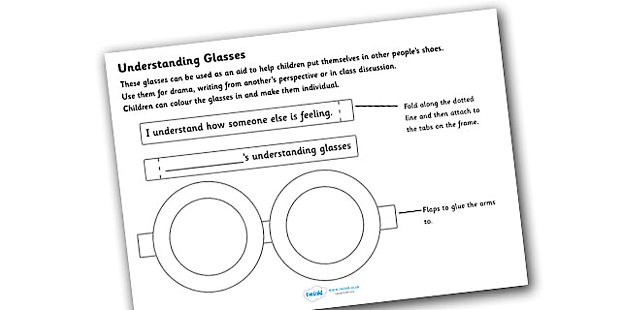 Understanding Glasses (teacher made) - Twinkl