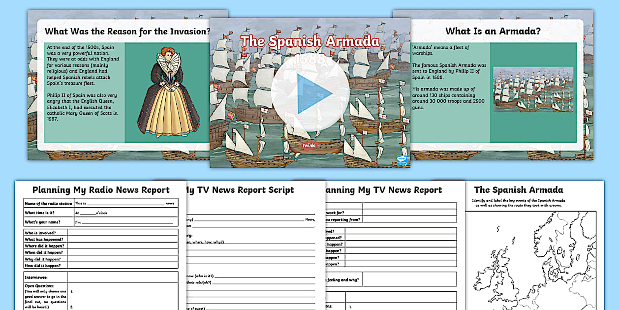 The Spanish Armada Resource Pack (teacher made) - Twinkl