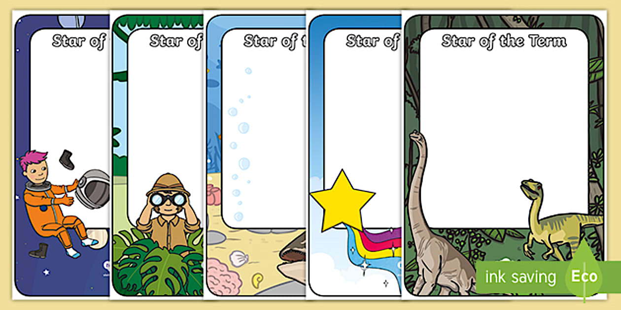 Star of the Term Frames (teacher made) - Twinkl