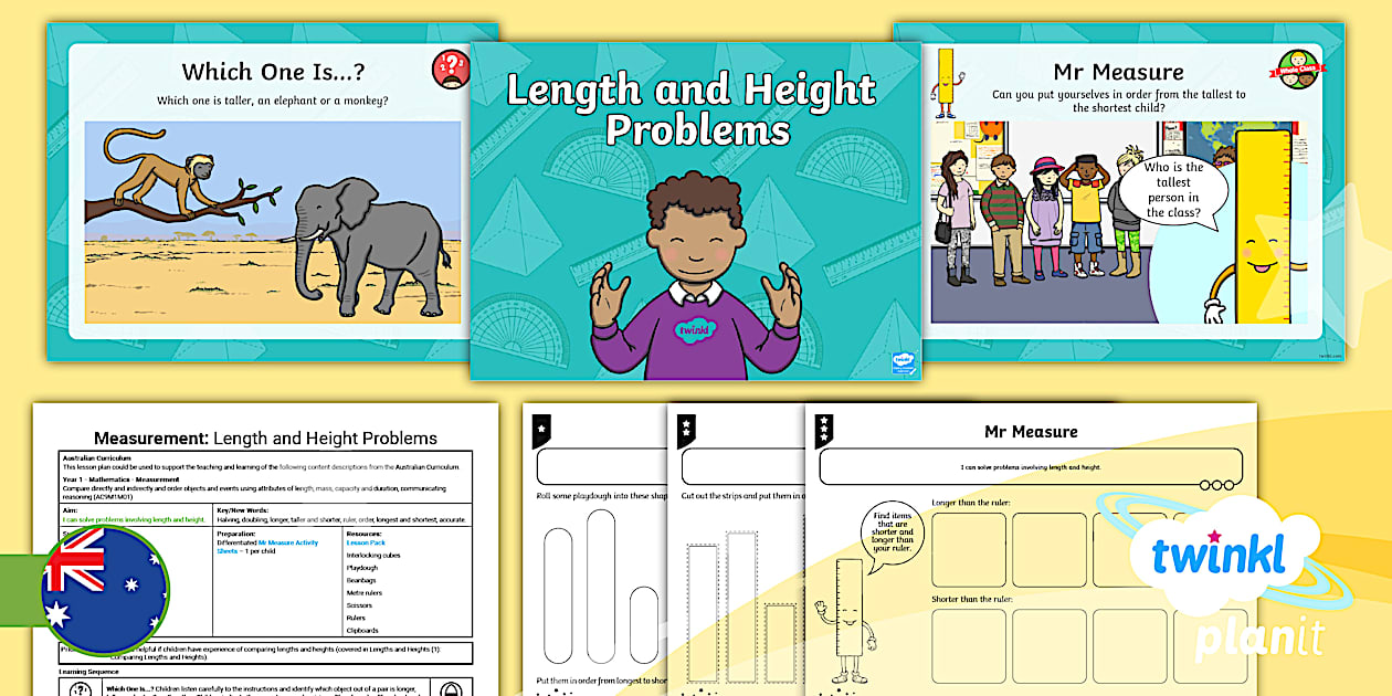 Year 1 Measurement: Understanding Length and Height Lesson 2