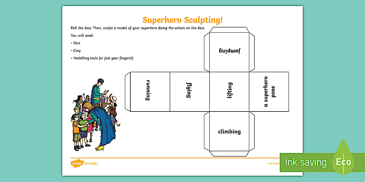 KS2 Superhero Story Sculpting Activity (Teacher-Made)