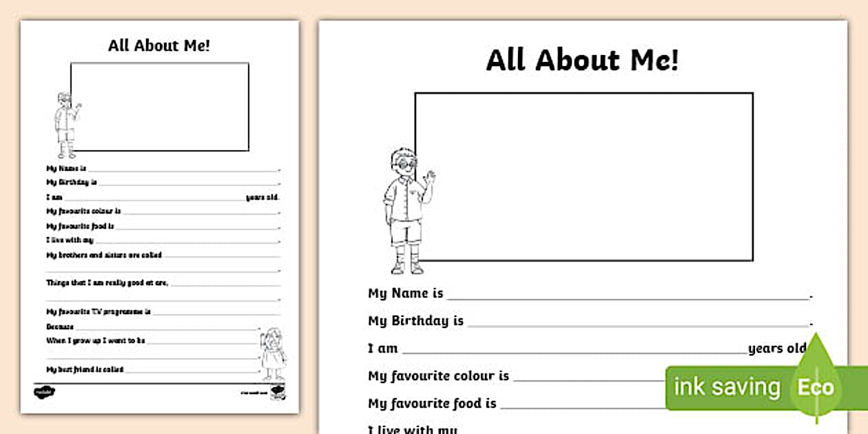 Editable New Teacher All About Me Writing Frame - Twinkl