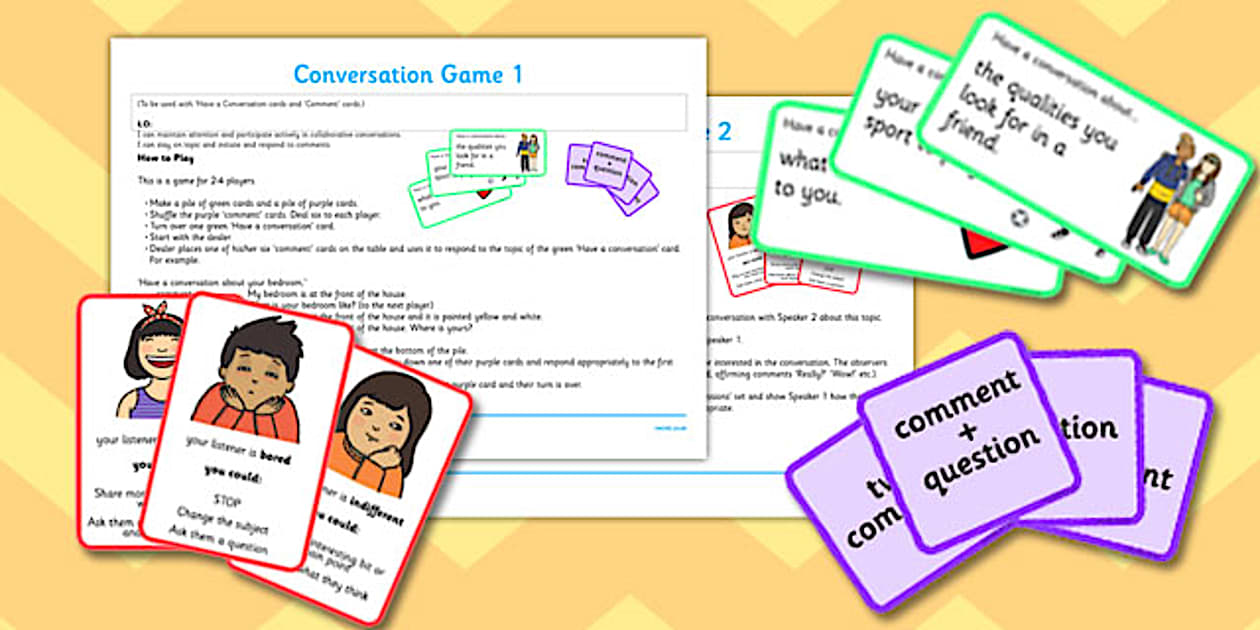 Conversation Games for ESL Students | ESL - Twinkl