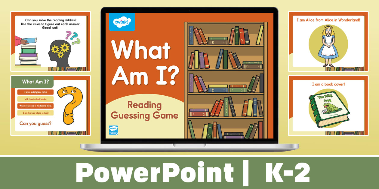 What Am I? Reading Guessing Game PowerPoint for K-2nd Grade