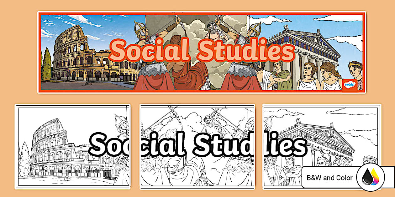 Social Studies Banner (teacher made) - Twinkl
