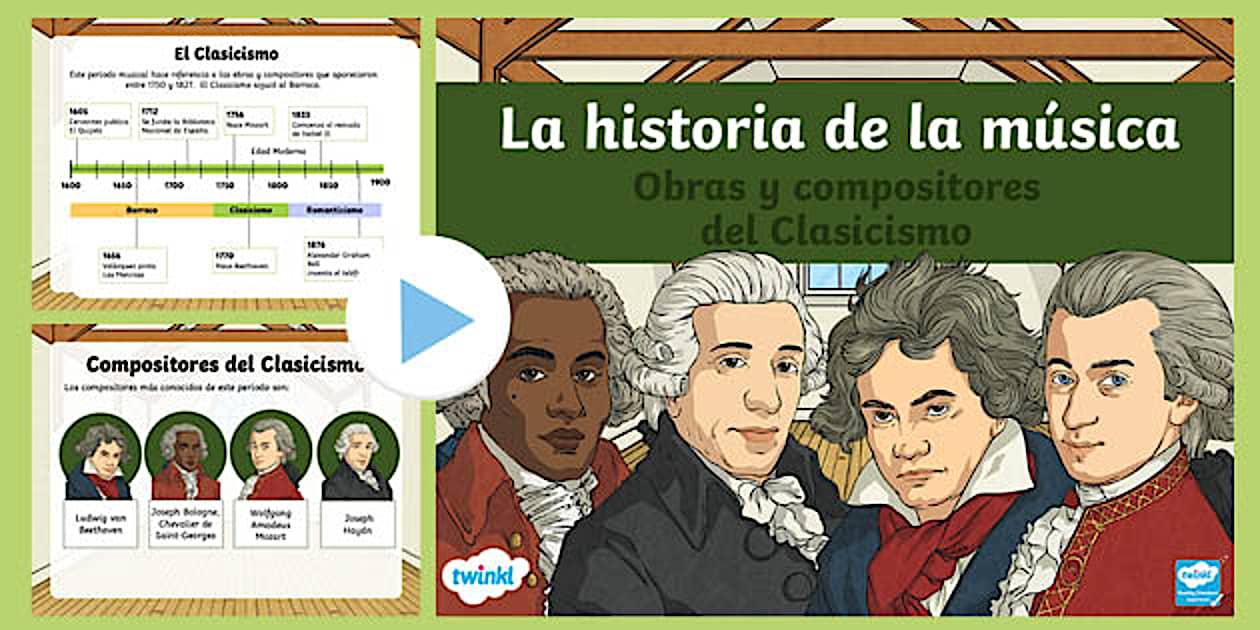 Presentación: La historia de la música - El Clasicismo