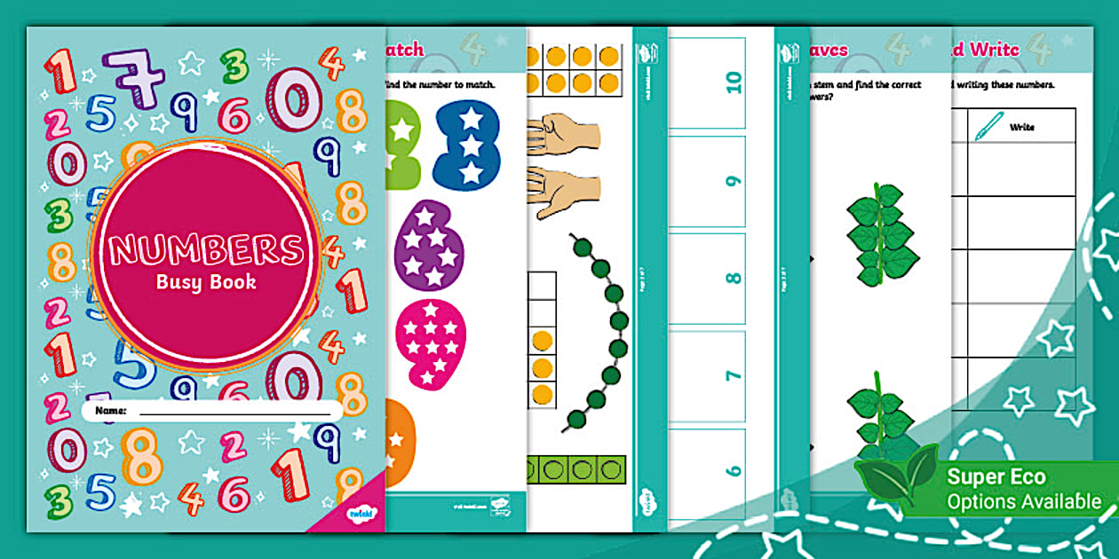 Numbers Busy Book | Parent Resource - Twinkl
