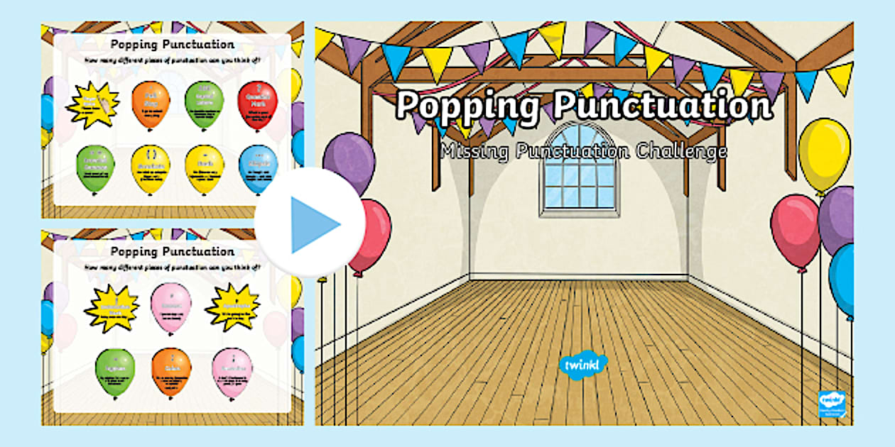 Fun Ways to Teach Punctuation - Punctuation Game - Twinkl