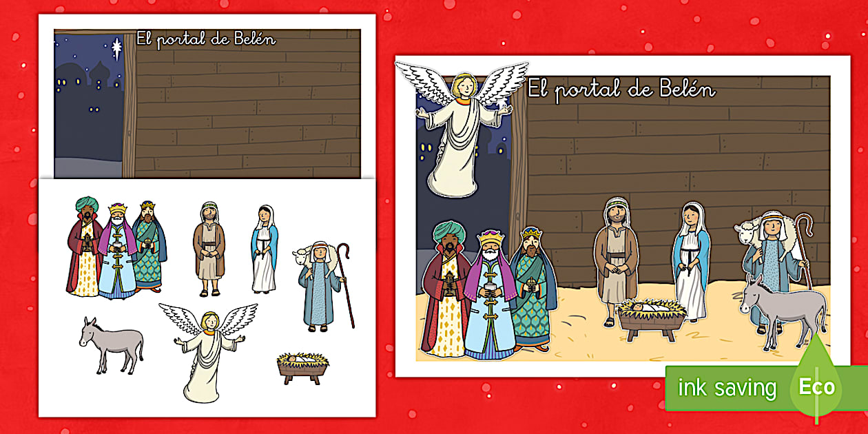 Crea tu propio Belén - Recursos navideños - Twinkl