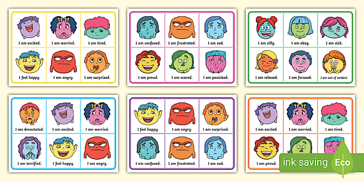 Mood Monsters Bingo Board (professor feito) - Twinkl