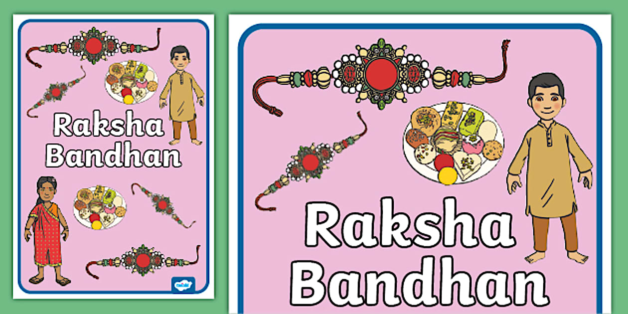 Raksha Bandhan Display Poster (teacher made) - Twinkl
