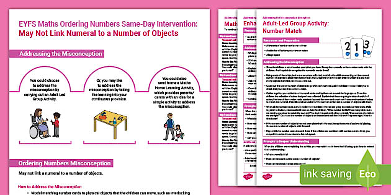 👉 Eyfs Maths Number Recognition Same Day Intervention Plan May Not Link