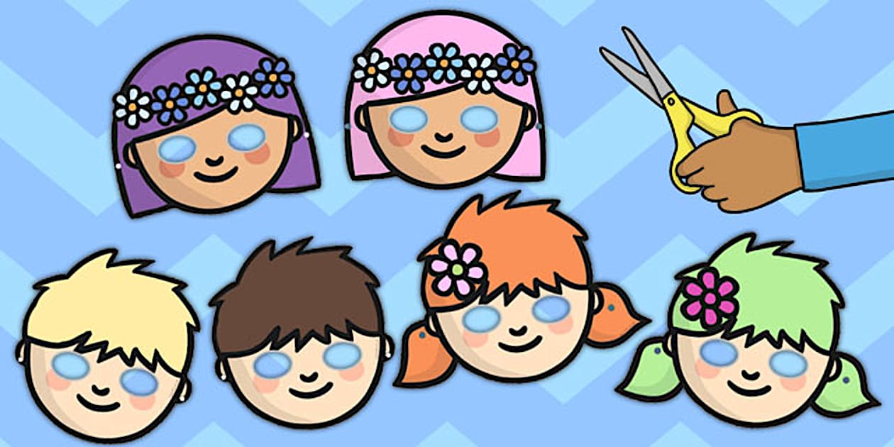 Fairy Role Play Masks (teacher made) - Twinkl